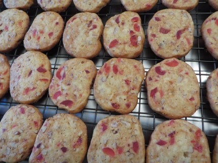 Cherry Pecan Icebox Cookies