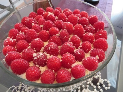 Raspberry Red Velvet Trifle